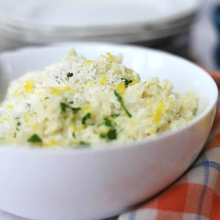 Keto Risotto with Lemon and Parmesan I Hacked Diabetes
