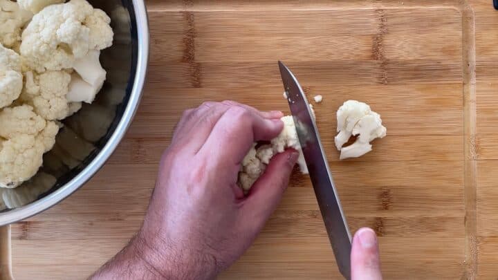Roasted Cauliflower with Tahini Dressing - I Hacked Diabetes