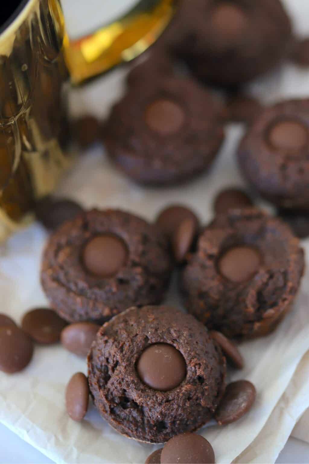 Diabetic Friendly Double Chocolate Fudge Cookies - I Hacked Diabetes