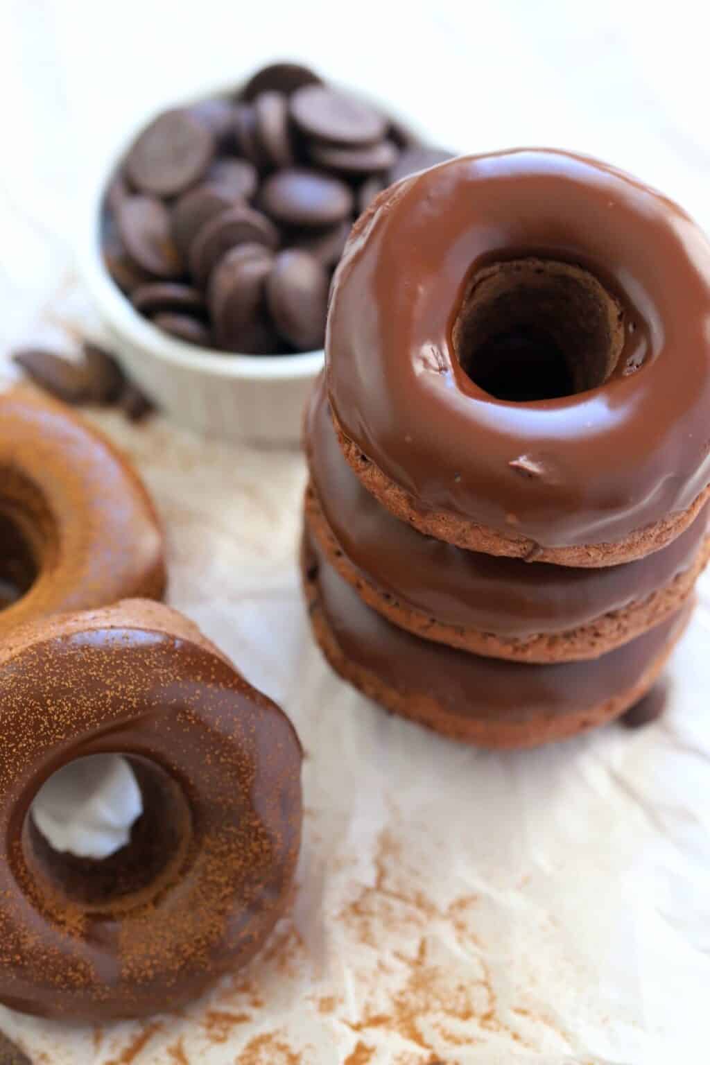 Air Fryer Chocolate Donuts - Sugar Free - I Hacked Diabetes