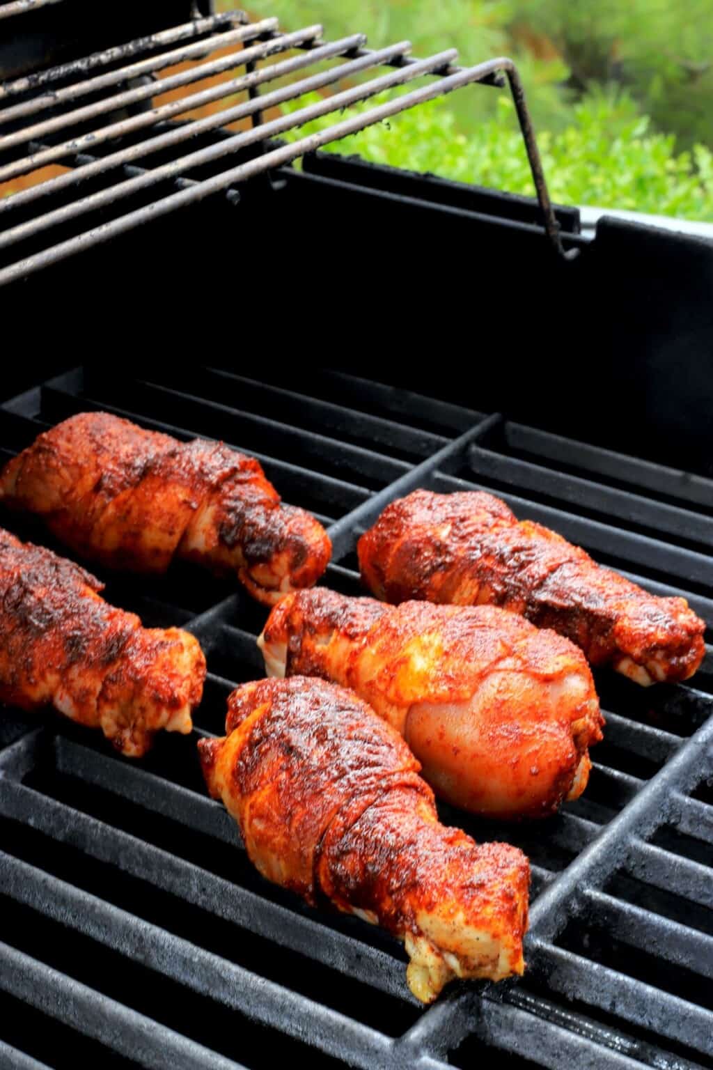 BBQ Bacon Wrapped Chicken Legs (LowCarb) - I Hacked Diabetes