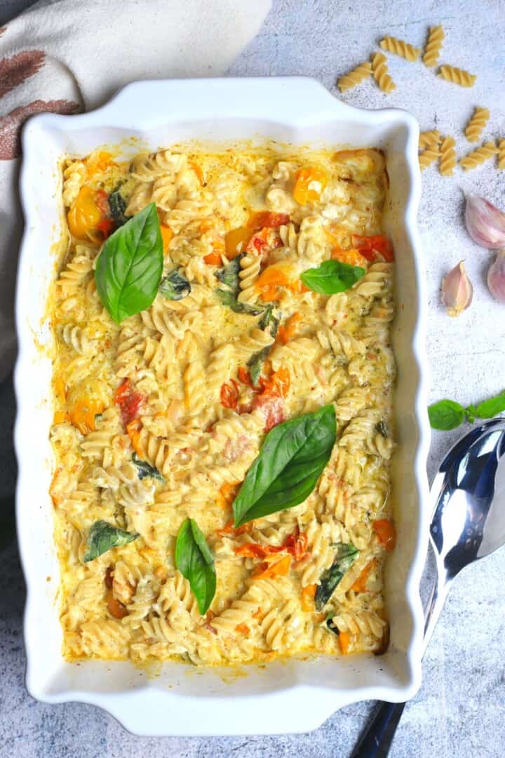 Baked Goat Cheese Pasta - I Hacked Diabetes