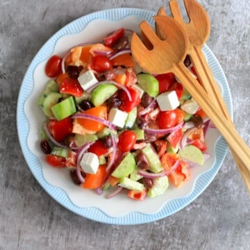 Creamy Keto Greek Salad - I Hacked Diabetes