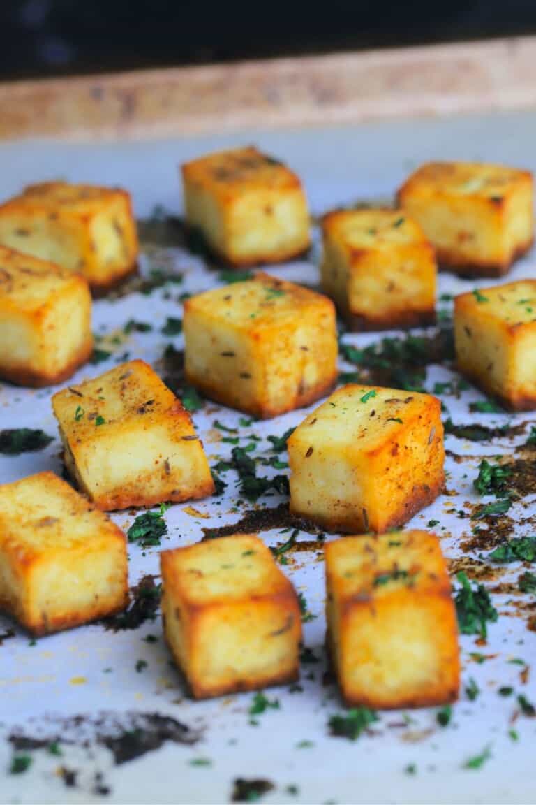 Roasted Paneer (Oven or Air Fryer) - I Hacked Diabetes