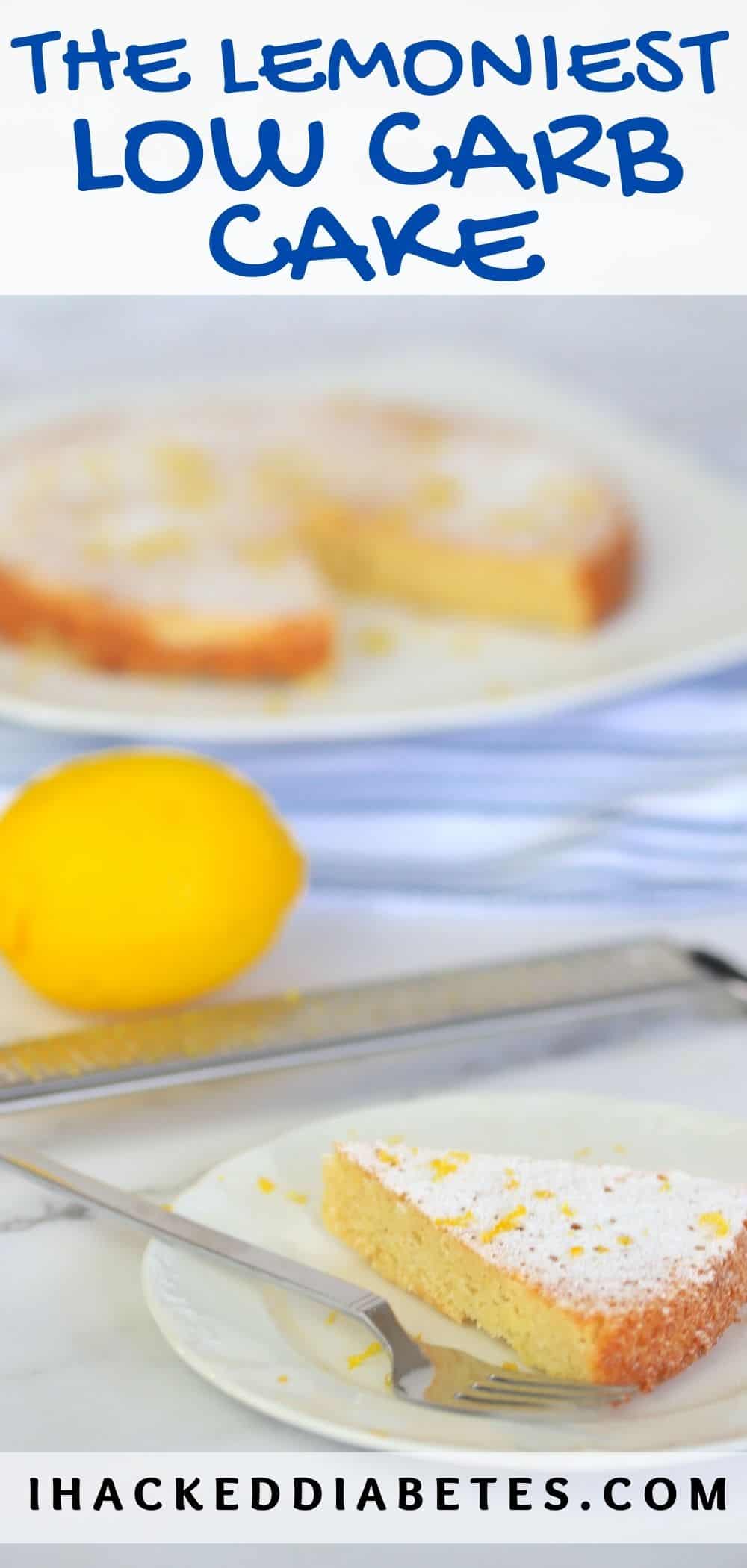 The Lemoniest Low Carb Cake - I Hacked Diabetes
