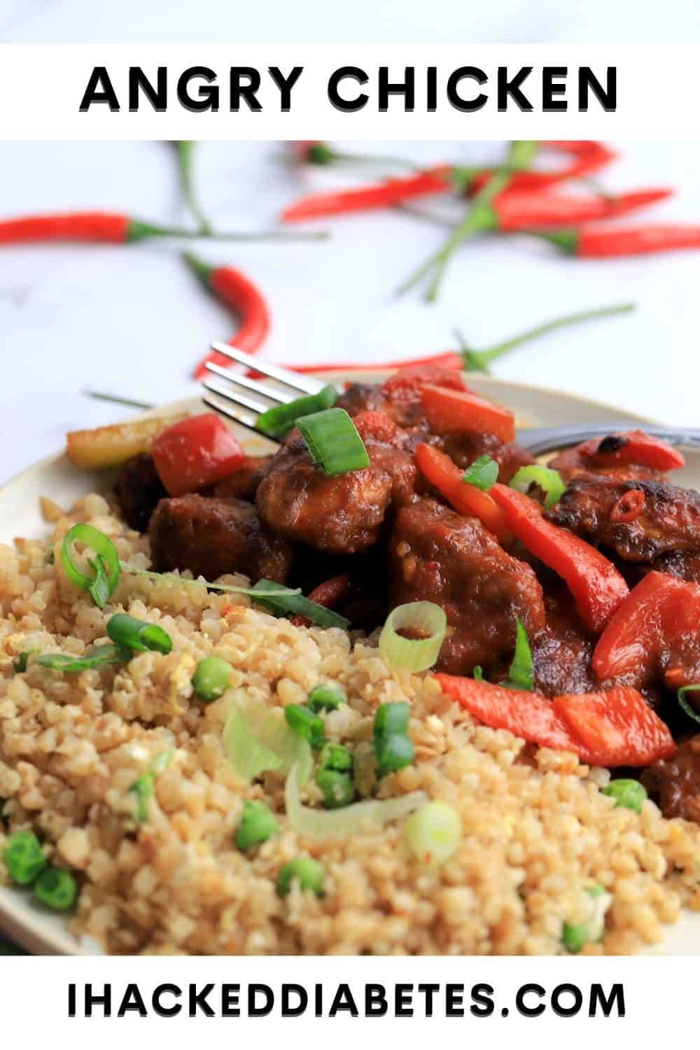 Bold and Spicy Angry Chicken Recipe - I Hacked Diabetes