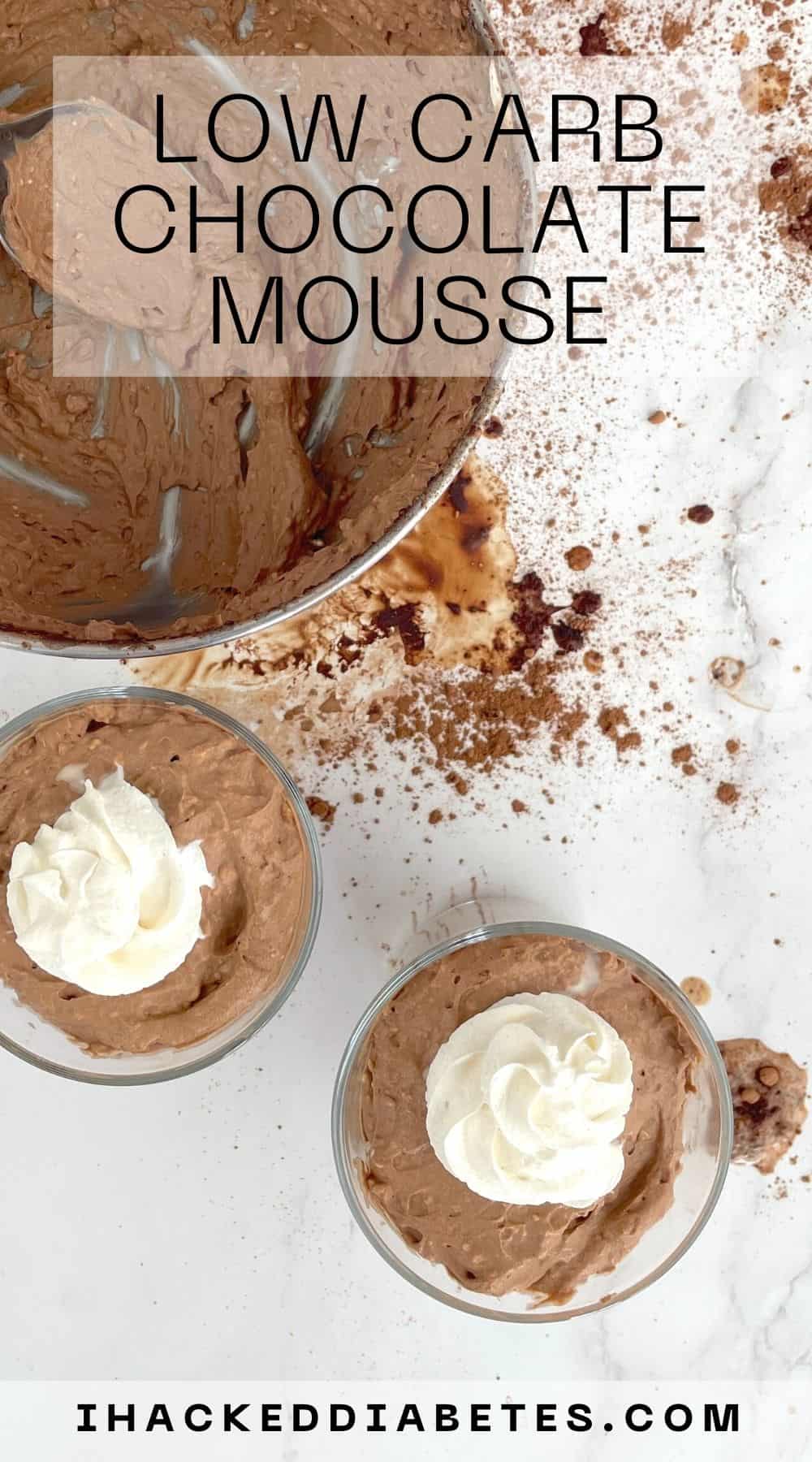 Low Carb Chocolate Mousse - I Hacked Diabetes