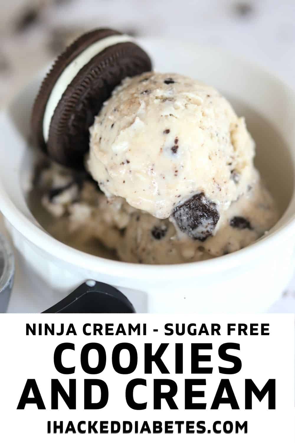 Ninja Creami Oreo Ice Cream (Sugar Free) - I Hacked Diabetes
