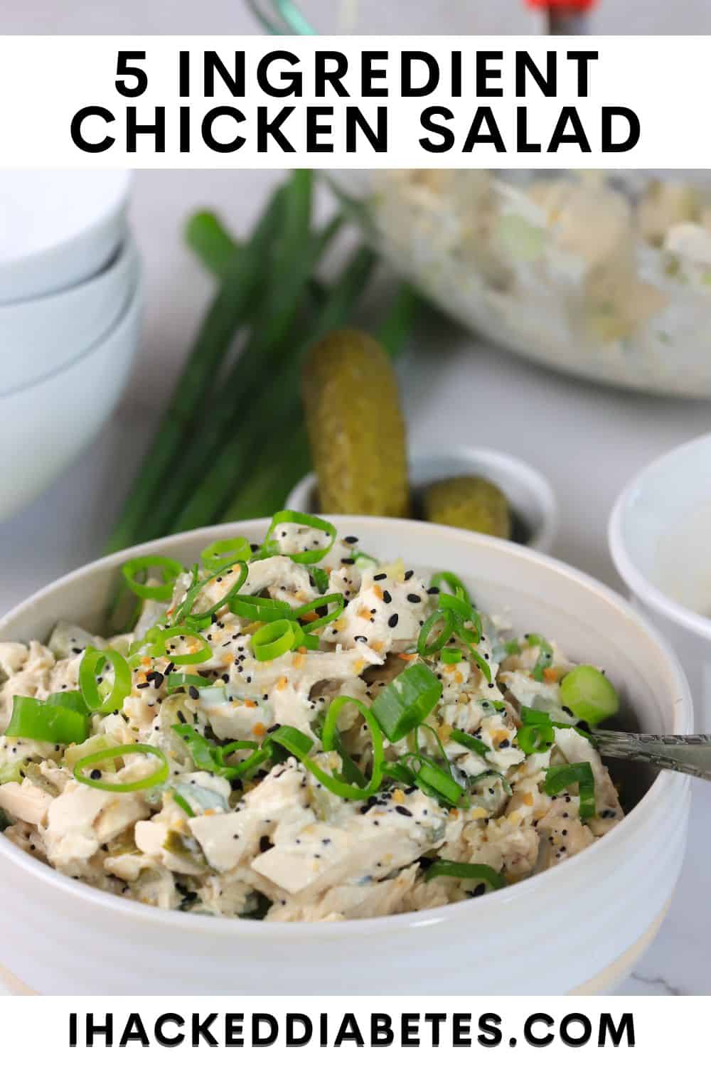 5 Ingredient Chicken Salad Recipe - I Hacked Diabetes