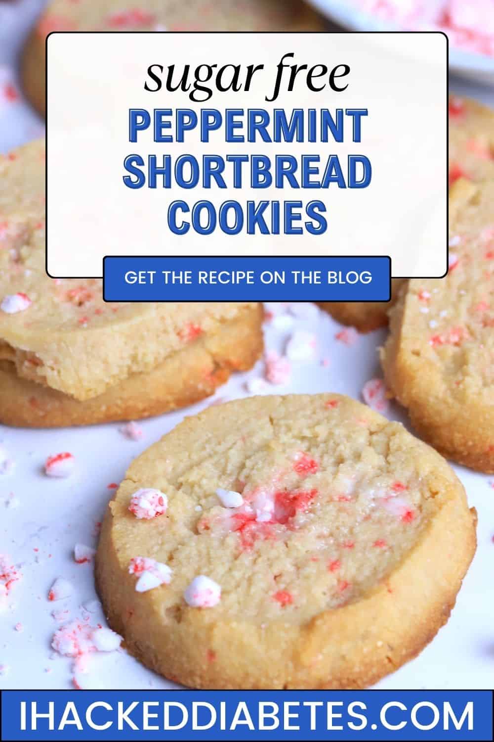 Sugar Free Peppermint Shortbread Cookies - I Hacked Diabetes