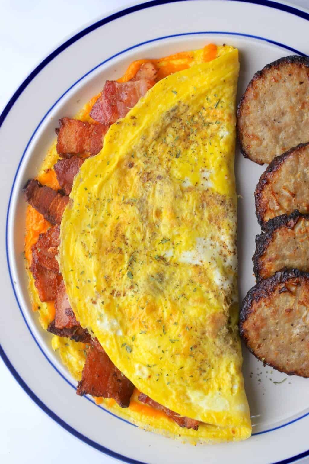 High Protein Omelette (Low Carb) - I Hacked Diabetes