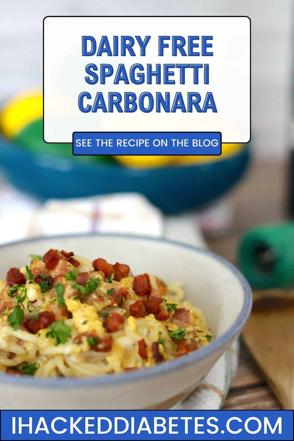 Dairy Free Spaghetti Carbonara (Low Carb) - I Hacked Diabetes