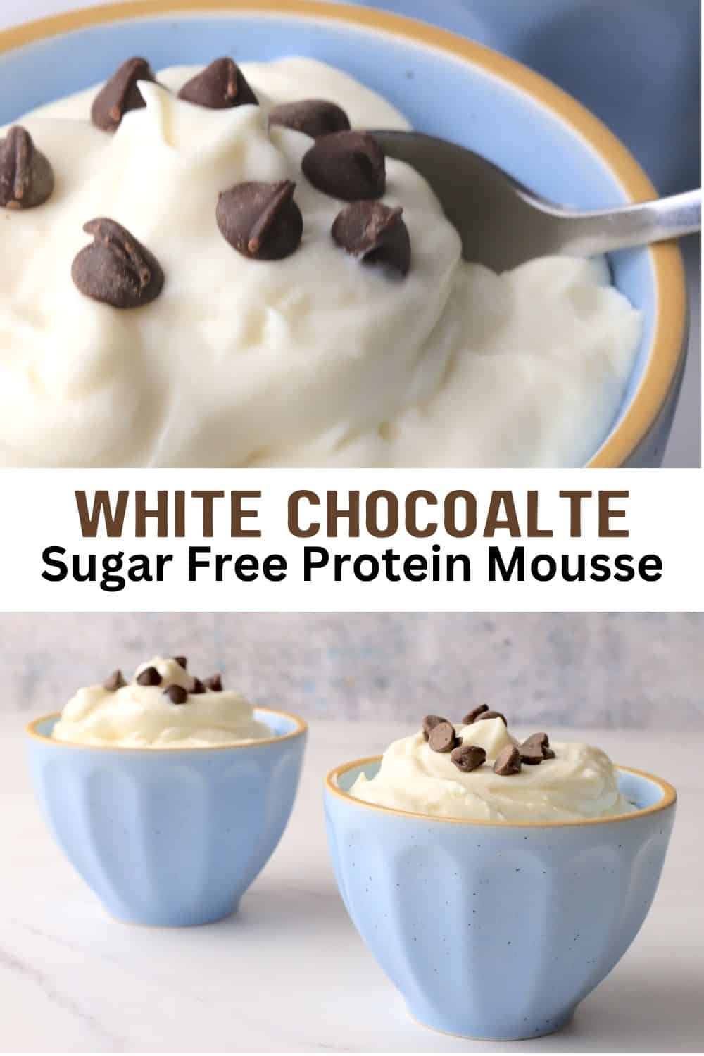 White Chocolate Protein Mousse Recipe (4 Ingredients) - I Hacked Diabetes