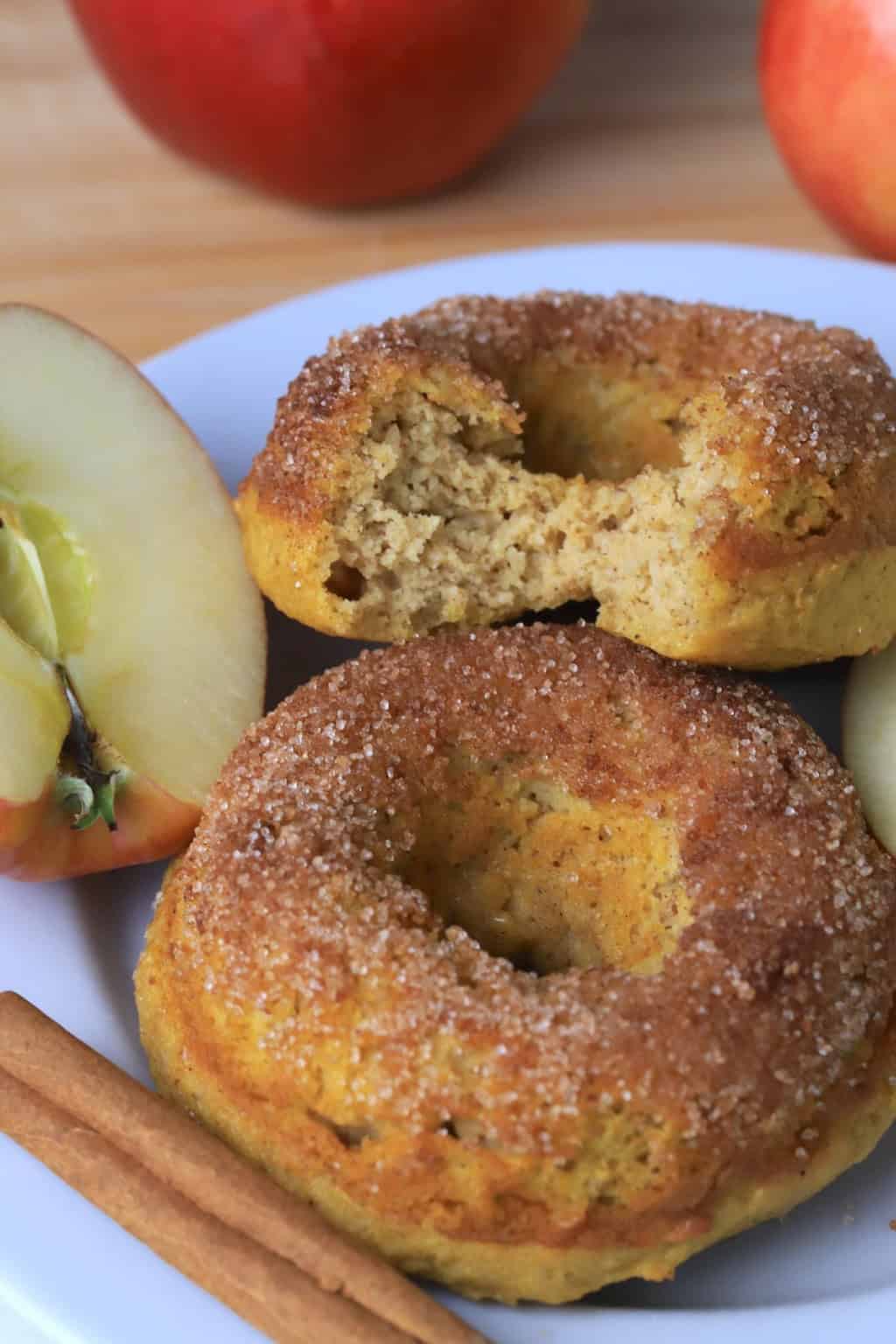Low Carb Apple Cinnamon Donuts