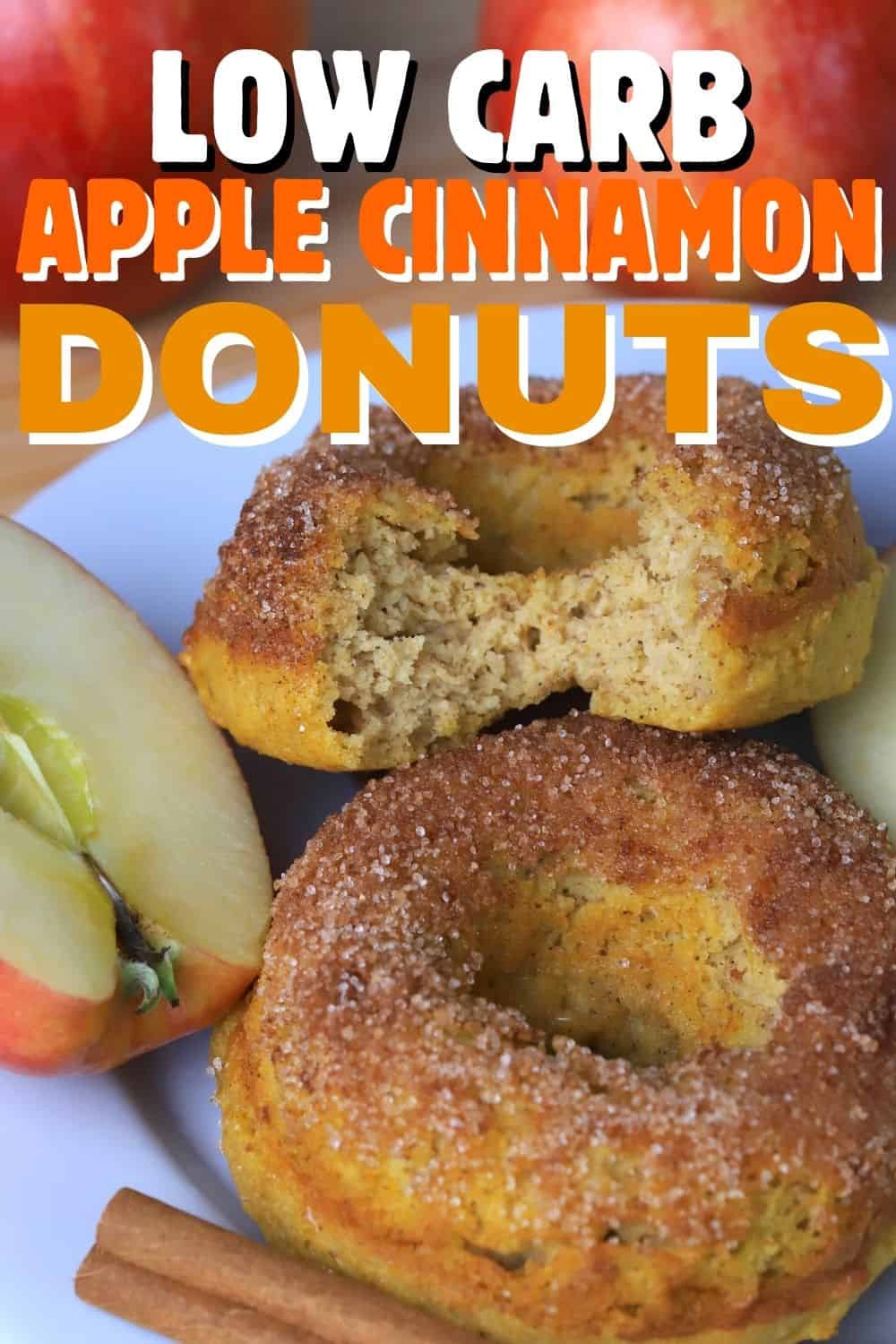 Low Carb Apple Cinnamon Donuts