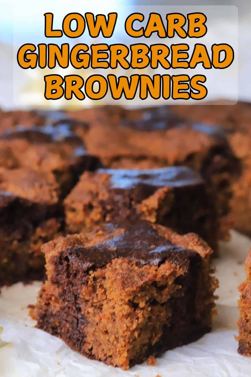 Low Carb Gingerbread Brownies - I Hacked Diabetes