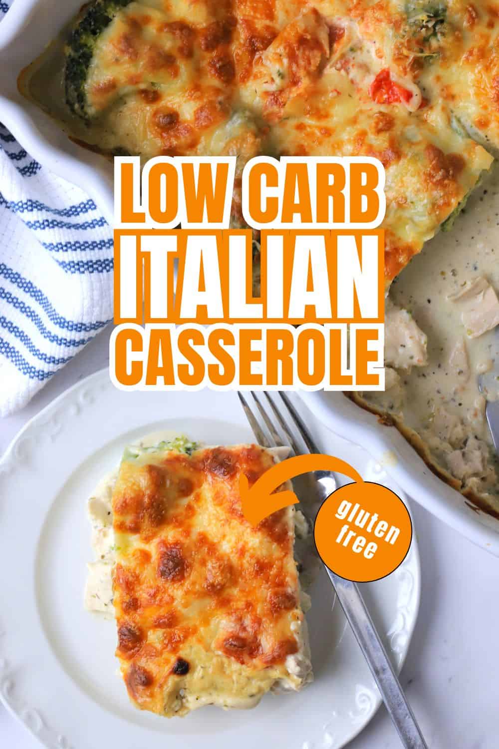 Low Carb Italian Chicken Veggie Casserole - I Hacked Diabetes