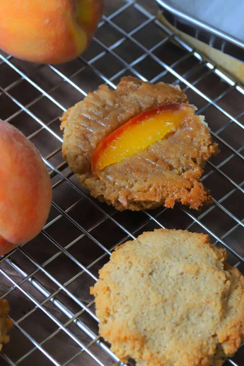 Low Carb Peach Upside Down Cookies (Gluten Free) - I Hacked Diabetes
