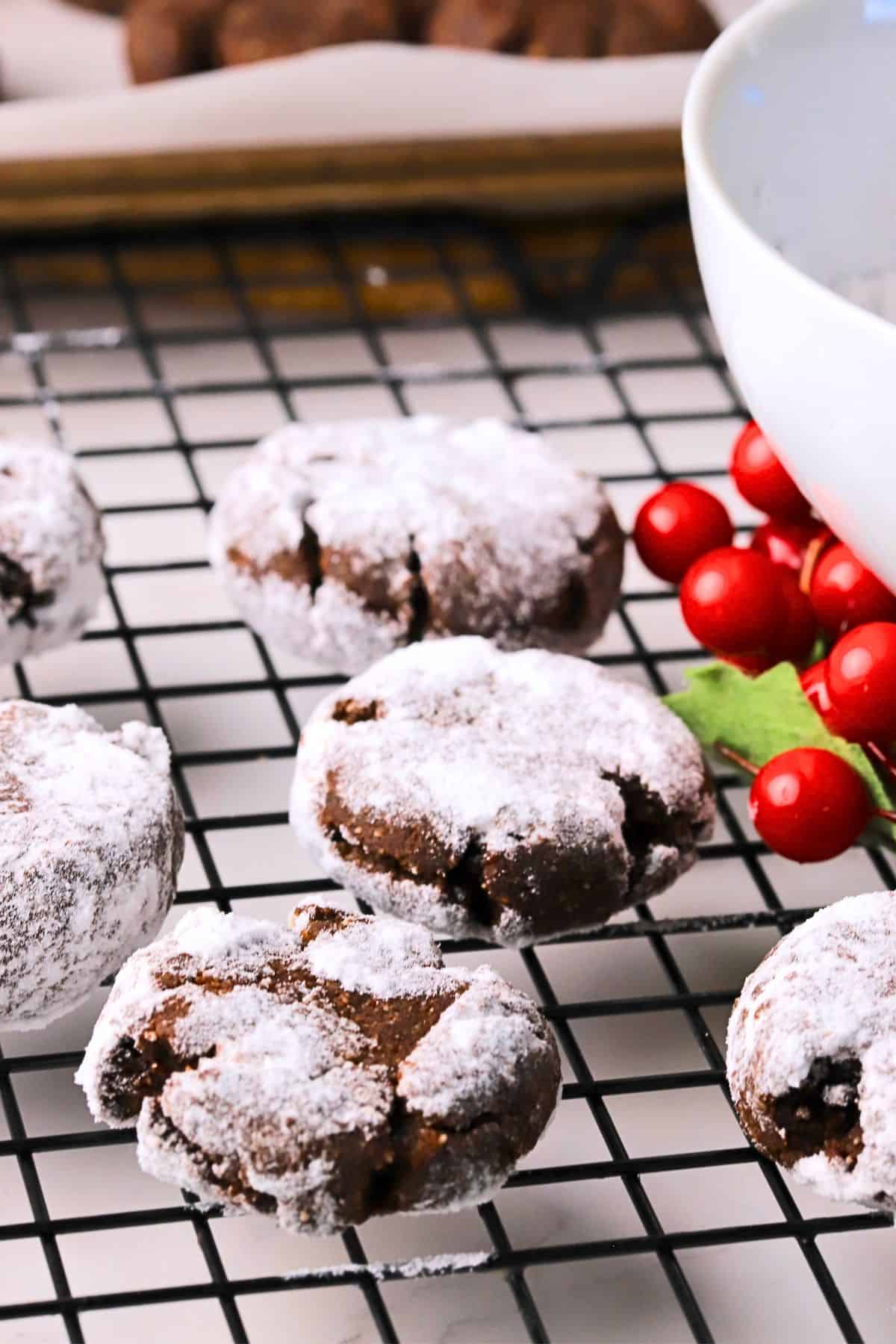 Low Carb Chocolate Crinkle Cookies - I Hacked Diabetes