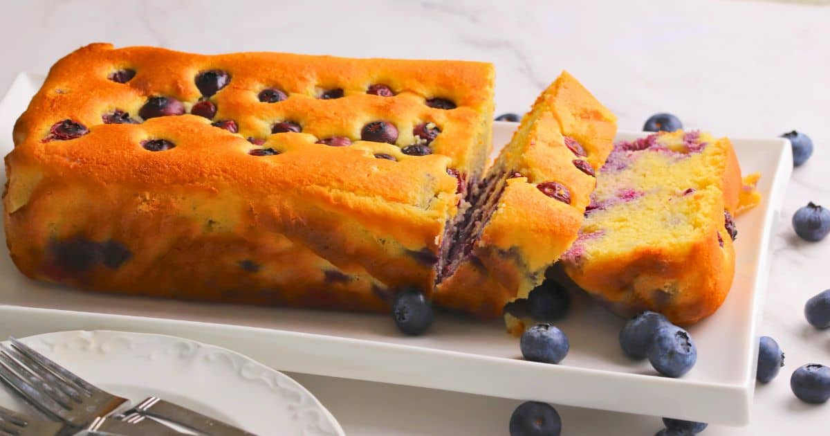 Blueberry Cottage Cheese Loaf (Low Carb) - I Hacked Diabetes