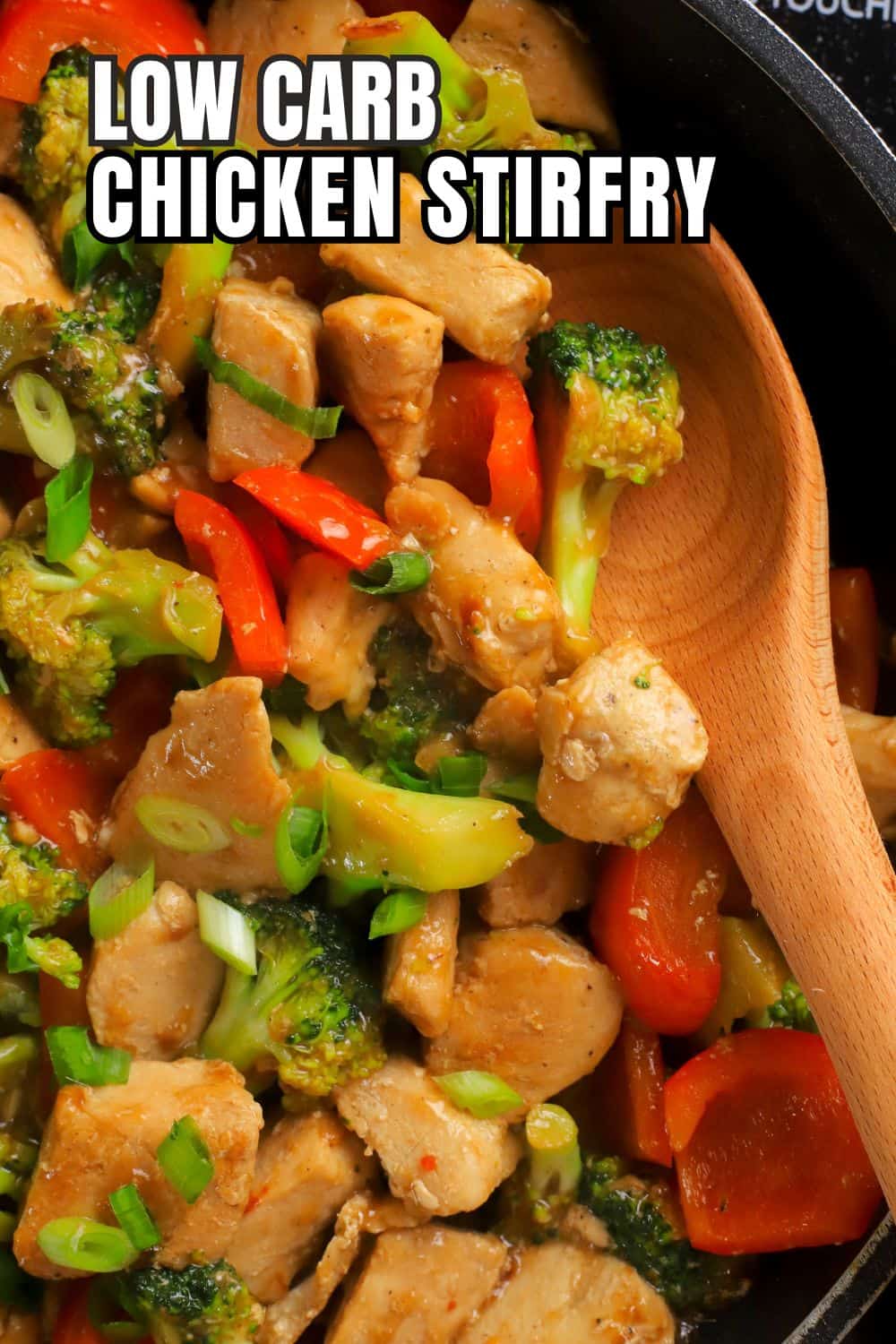 Low Carb Chicken Stir Fry (22g Protein, Diabetic Friendly) - I Hacked ...