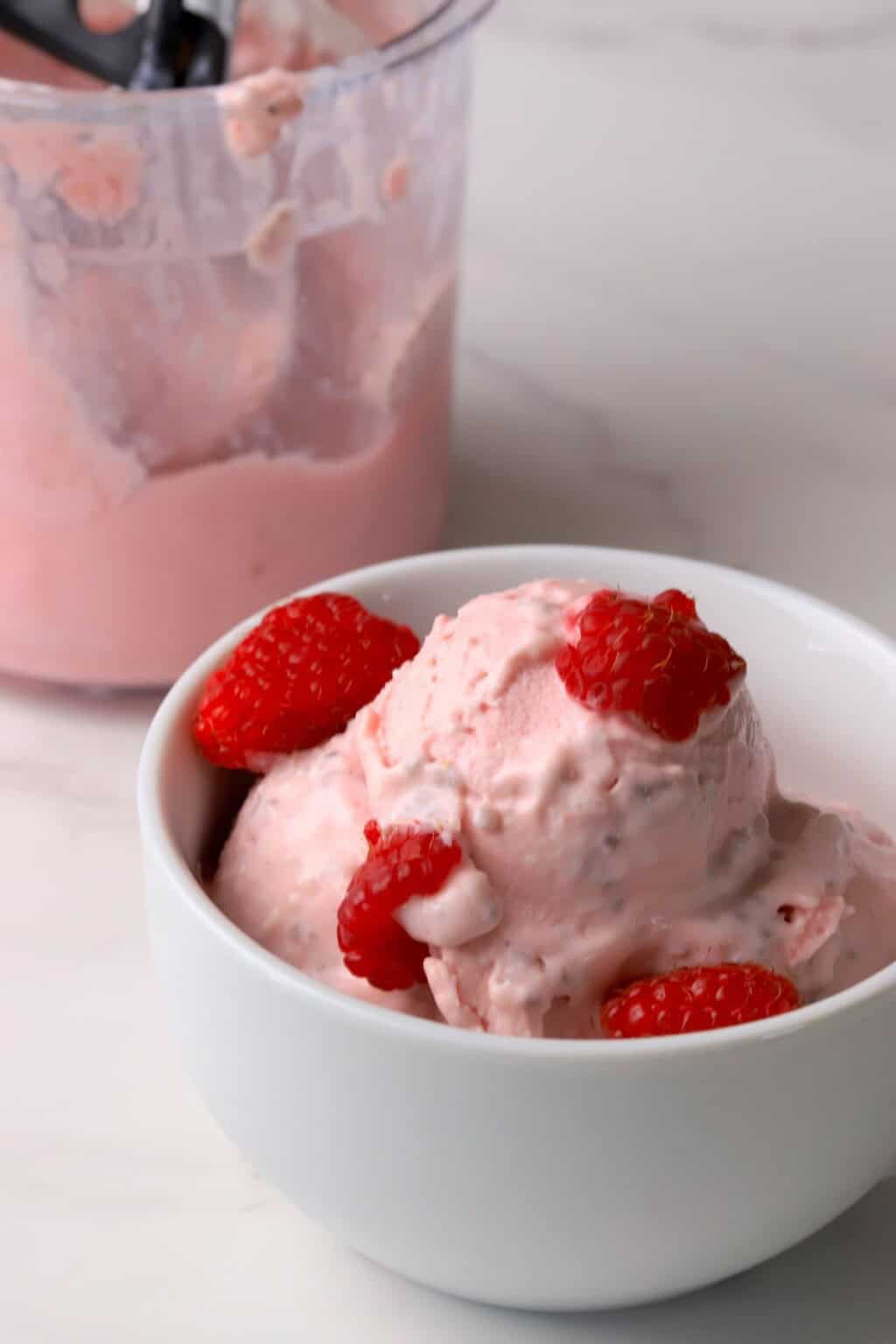 Low Carb Raspberry Chia Ice Cream (Ninja Creami) - I Hacked Diabetes